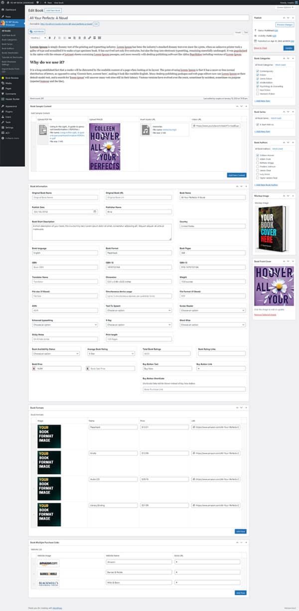 How to Add a Book Gallery to a WordPress Website [ Free ]